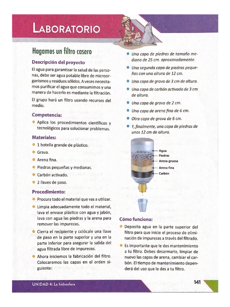 Proyecto de Filtro Casero | PDF