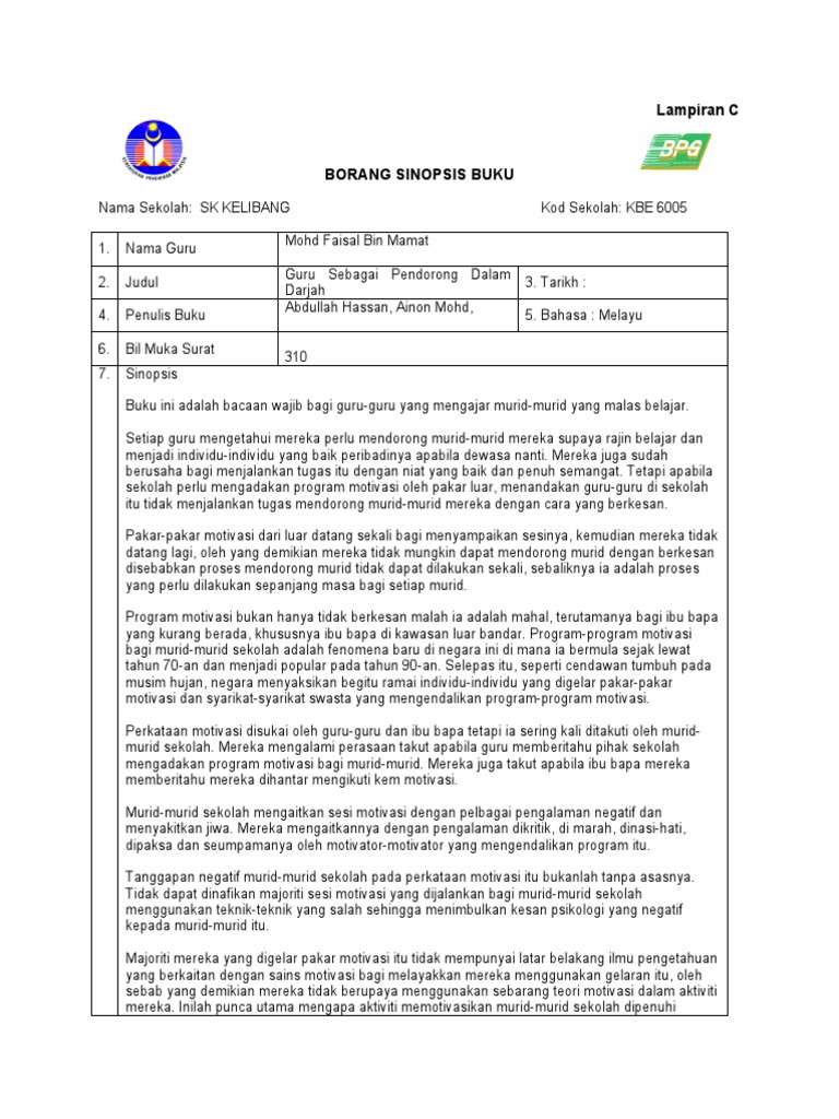 Sinopsis Buku | PDF