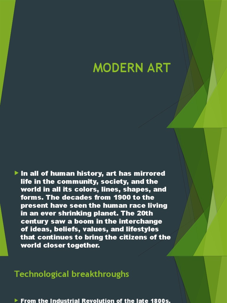 Modern Art Grade 10 | PDF | Impressionism | Paintings