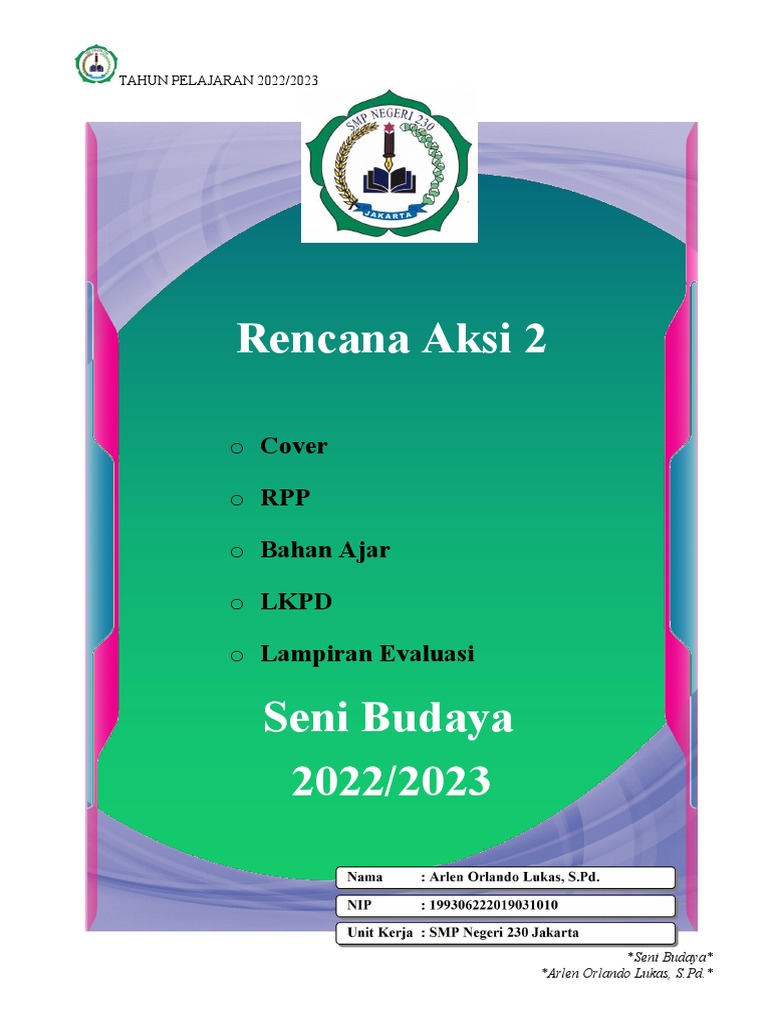 RPP PBL PPG Rencana Aksi 2 | PDF | Karier & Perkembangan | Seni & Disiplin Bahasa