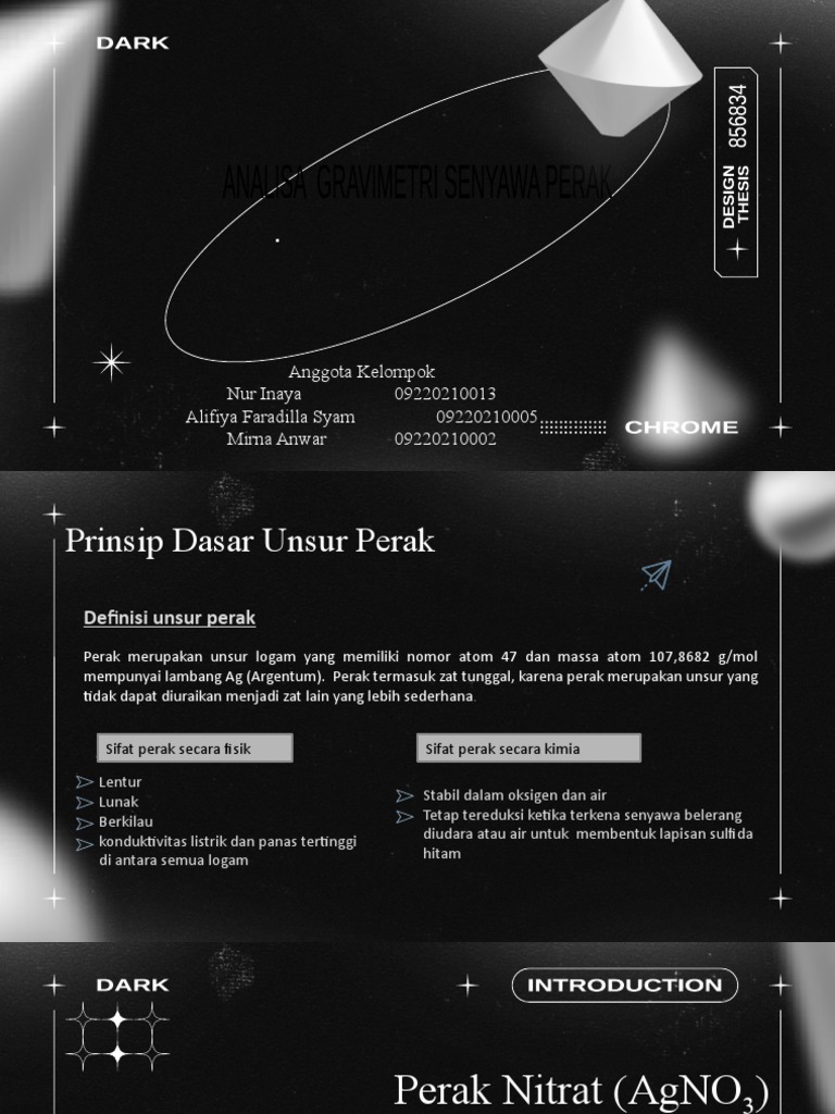 PRINSIP DASAR UNSUR PERAK | PDF