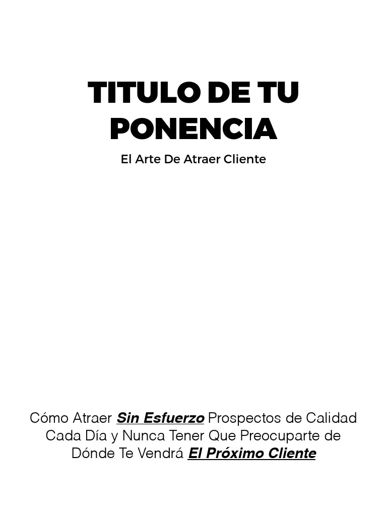 Ejemplo de Un Script para Un Webinar | PDF | Marketing