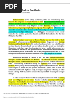 Andrés Bonifacio's Family Tree | PDF | Philippines–Spain Relations ...