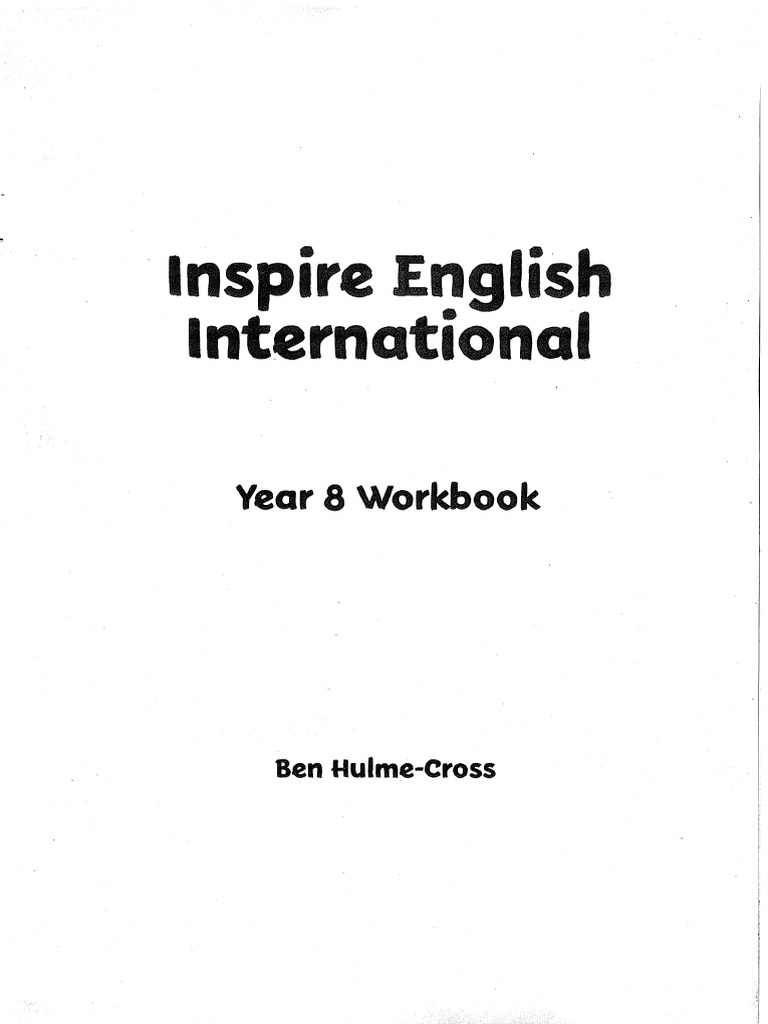 Inspire English Internation WB | PDF