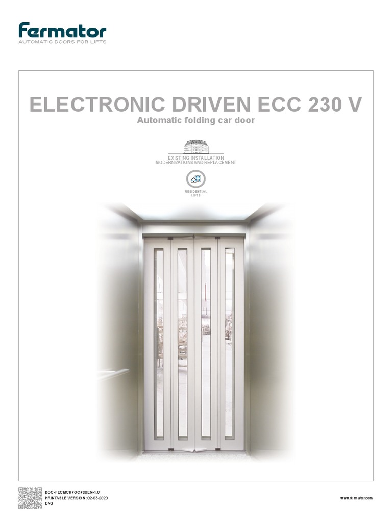 Automatic Folding Doors ECC Download | PDF | Door | Elevator