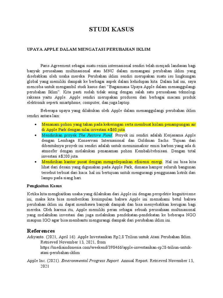Studi Kasus Global Governance | PDF