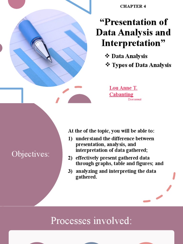 Presentation of Data Analysis and Interpretation | PDF | Statistics | Data Analysis