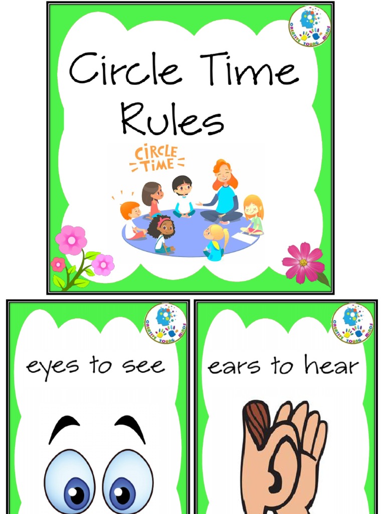 Circle Time Rules - Garden Theme | PDF