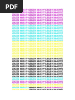 Teste de Impressão de 6 Ou 4 Cores | PDF