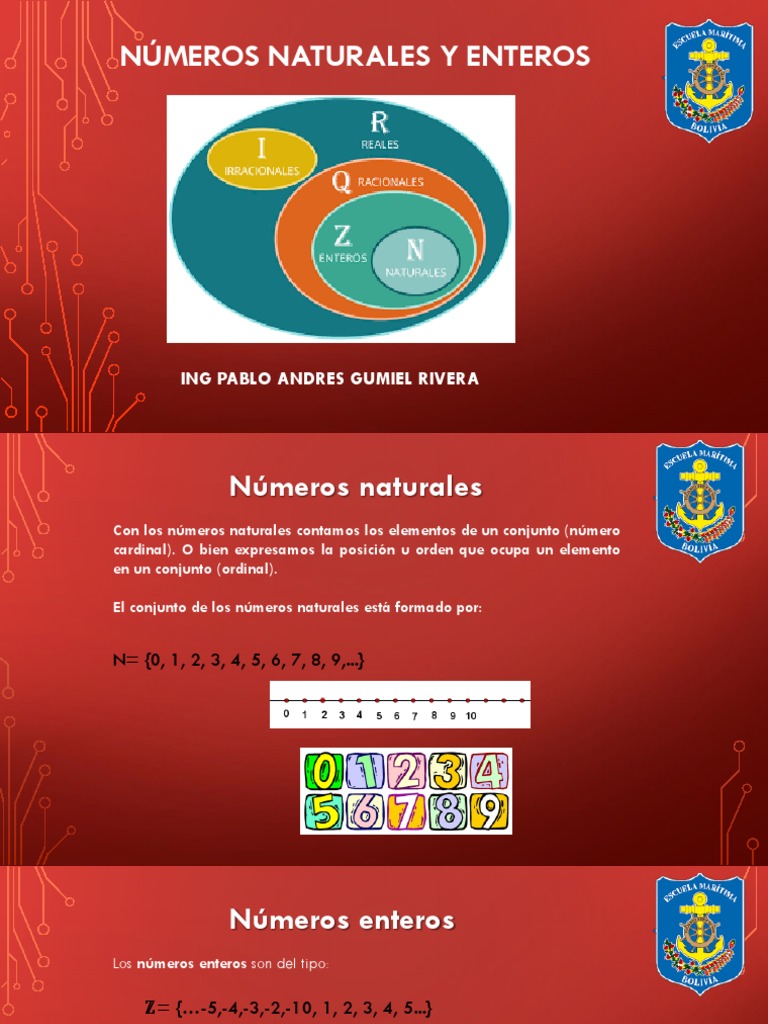 Numeros Naturales y Enteros | PDF | Números | Número Real