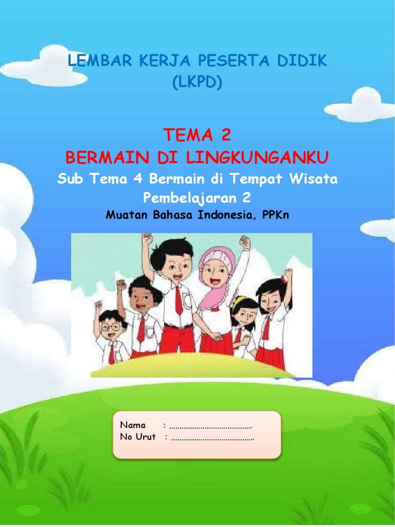 LKPD Tema Bermain di Lingkunganku | PDF