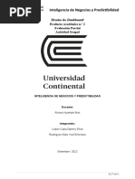 PA2 Tarea Proyecto - EP | PDF | Análisis de los datos | Evaluación