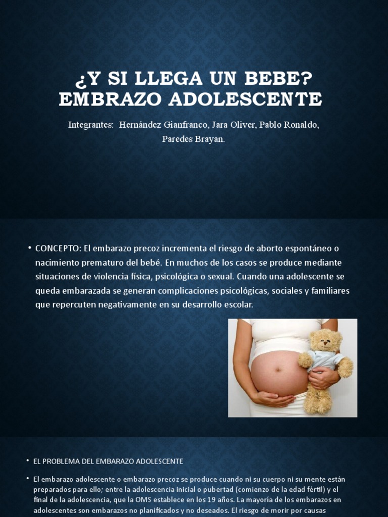 Y Si Llega Un Bebe | Descargar gratis PDF | El embarazo | Embarazo en la adolescencia