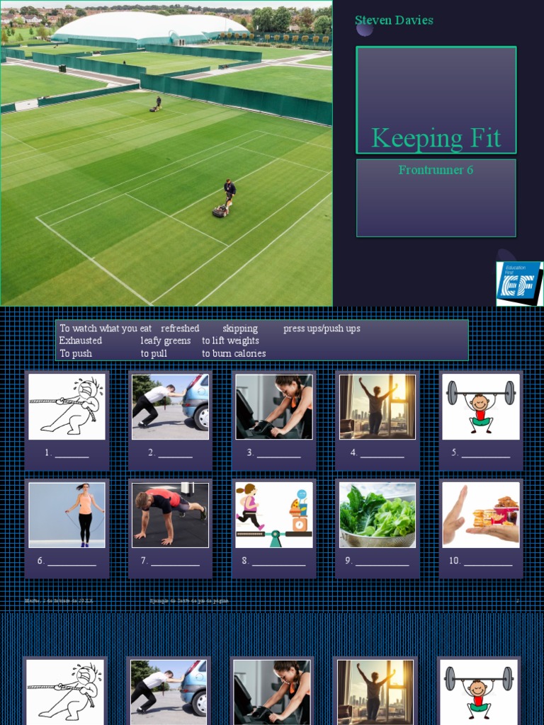 Keeping Fit | PDF | Verb | Grammar