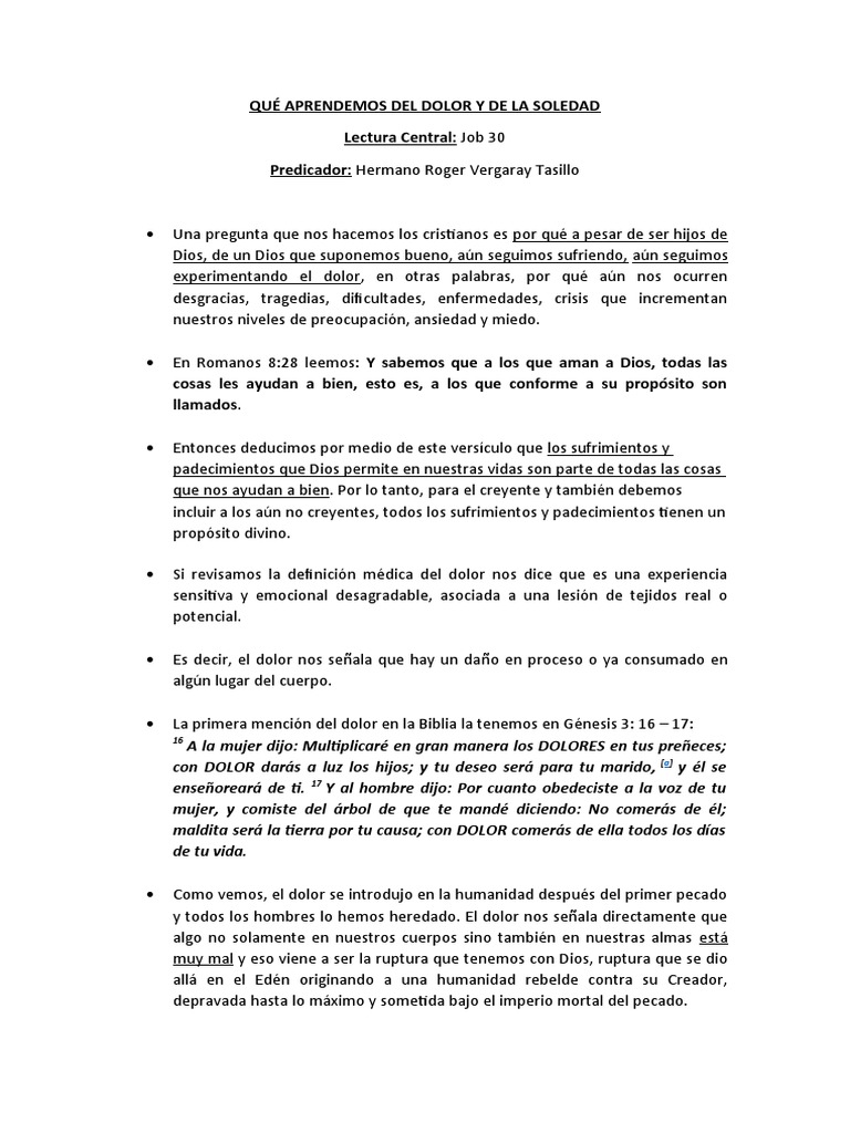 Job 30 | Descargar gratis PDF | Libro de trabajo | Pecado