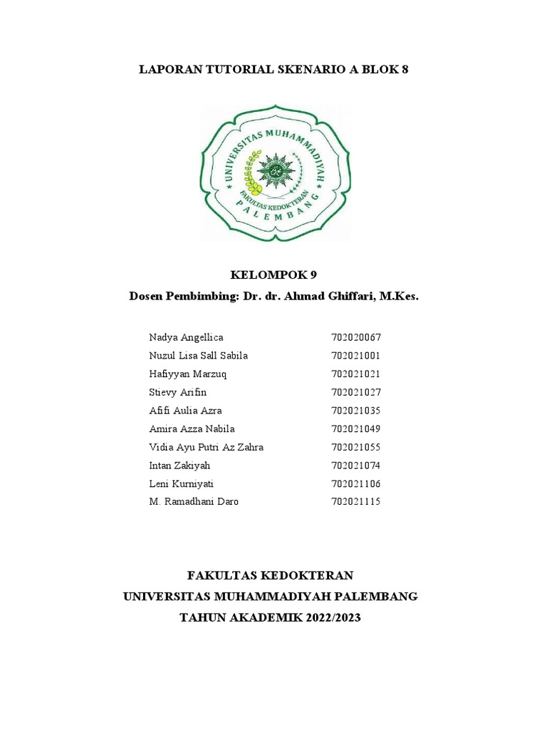 Laporan Tutorial Skenario A Kelompok 9 | PDF | Kesehatan Holistik