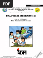 Practical Research 2 q1 Module 2 | PDF | Question | Learning