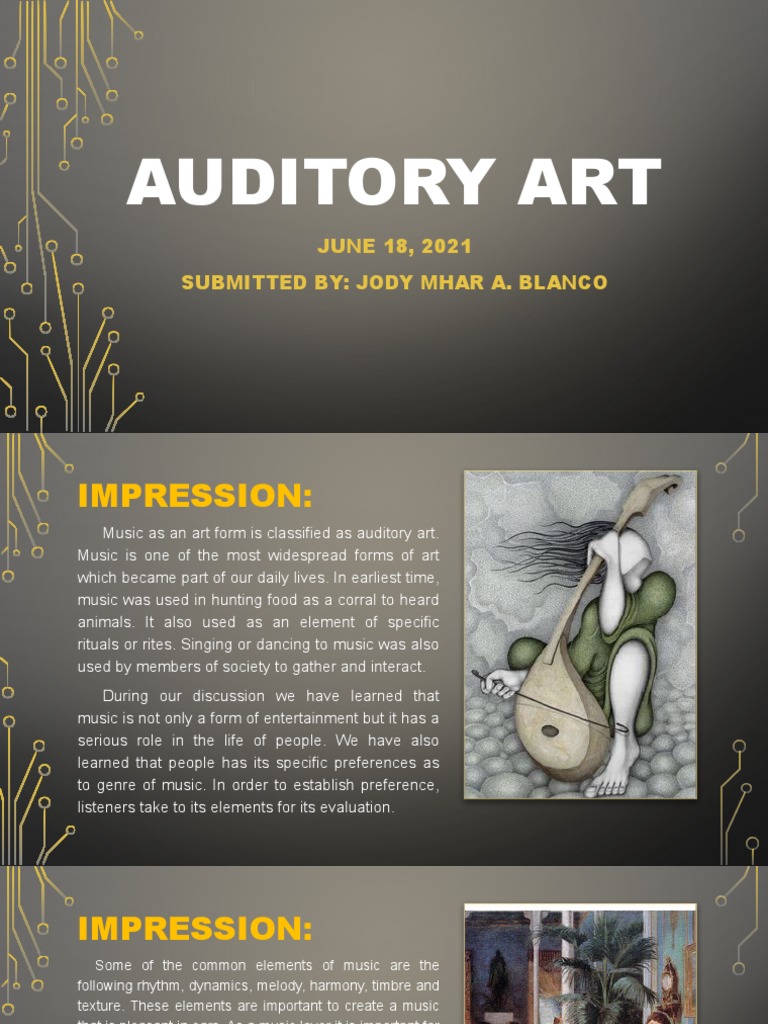Auditory Art | PDF