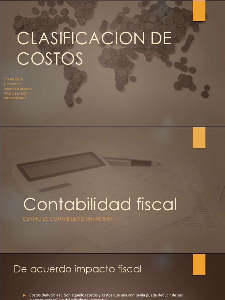 Clasificación de Costos Contables | PDF | Costo | Contabilidad