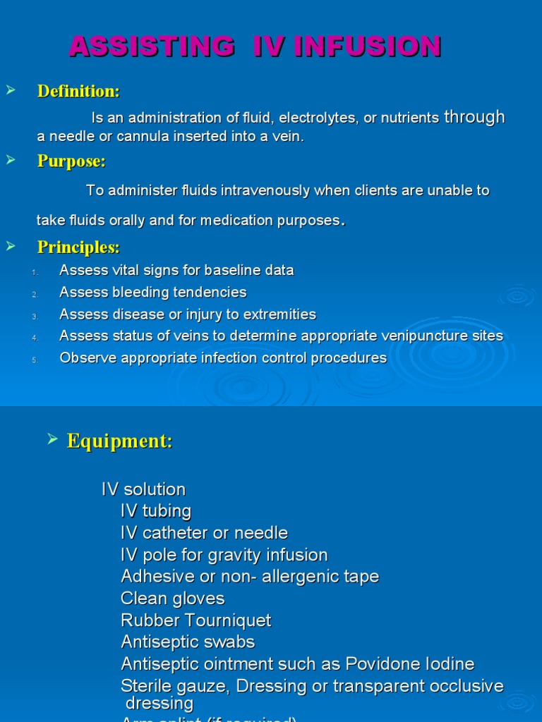 Ivf Nice | PDF | Intravenous Therapy | Clinical Medicine