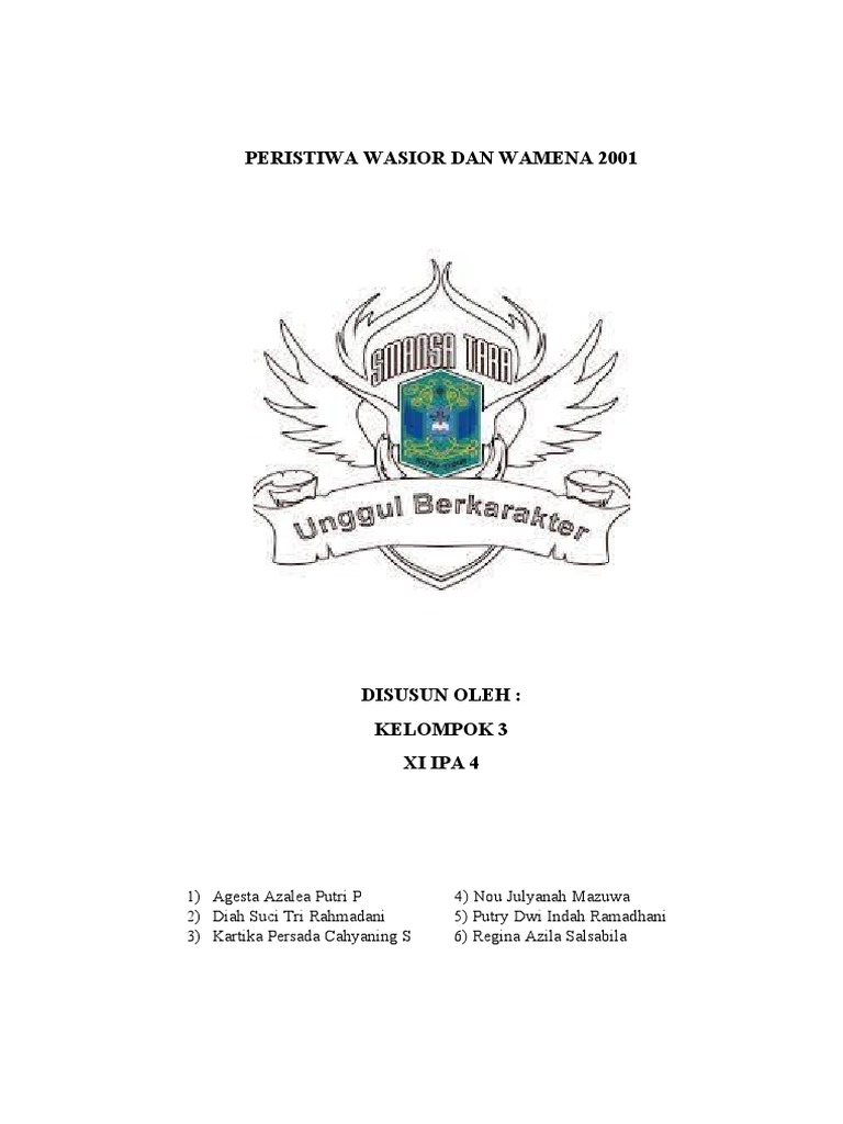 Peristiwa Wasior Dan Wamena 2001 | PDF