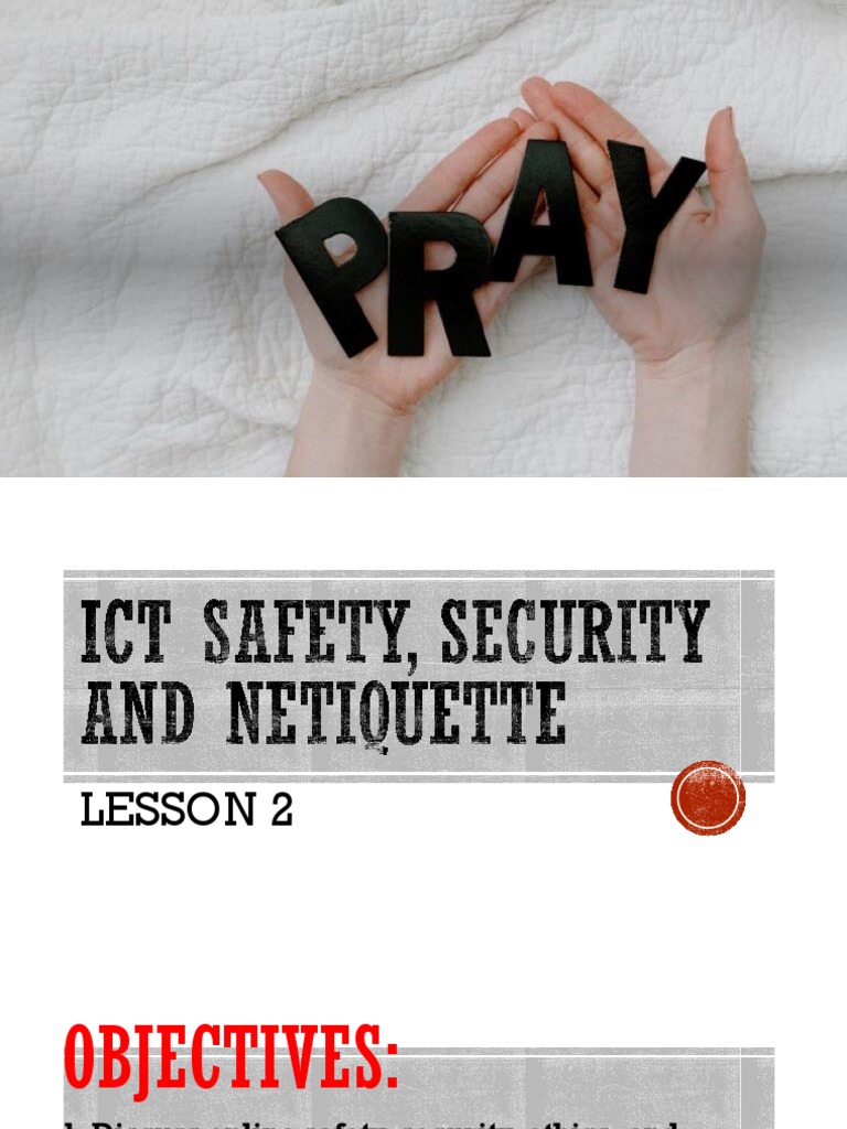 Lesson 2 ETECH | PDF | Internet | Computer Security