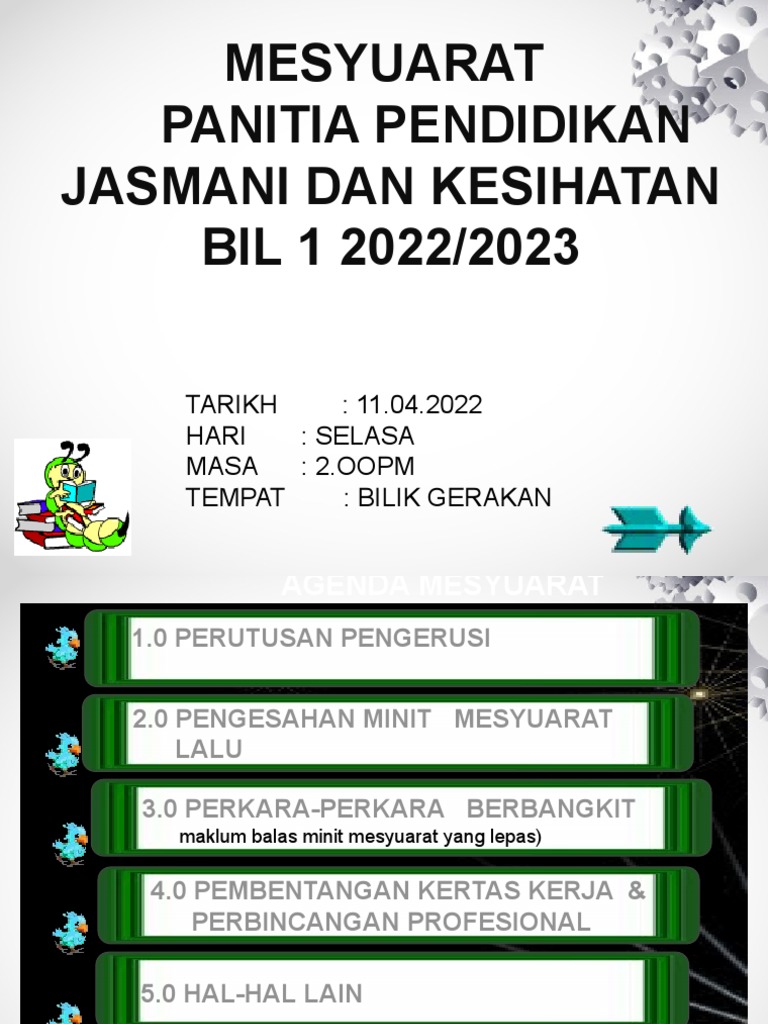 Presentation Panitian PJK Kali Pertama | PDF