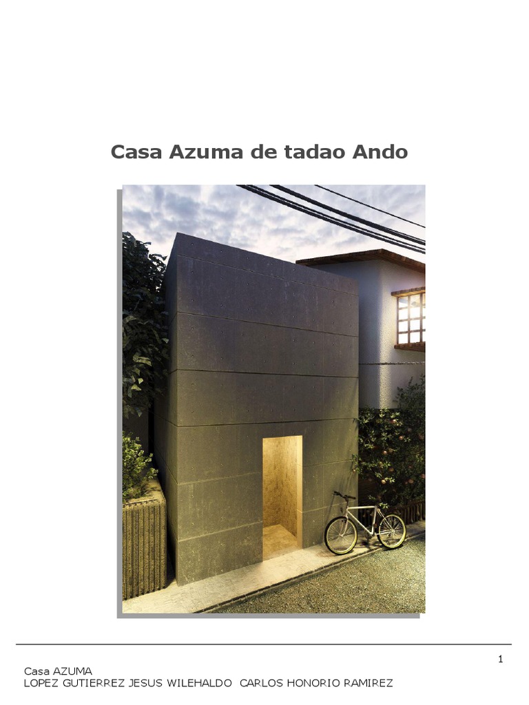 Casa Azuma | PDF | Naturaleza | Japón