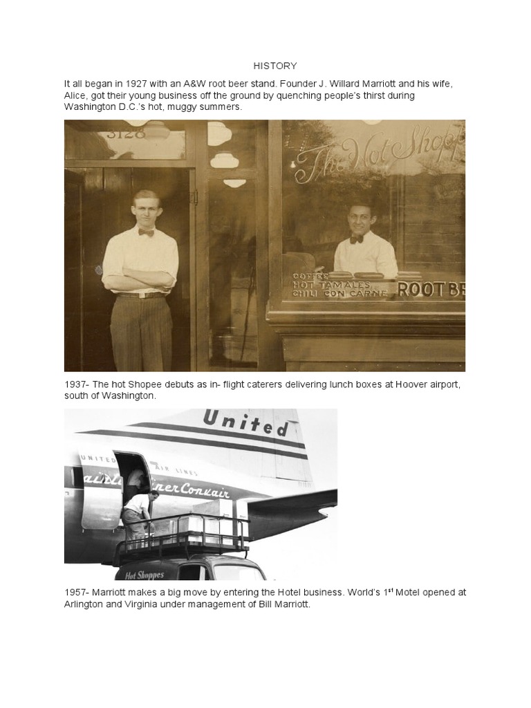 Marriott Int. History | PDF | Lifestyle