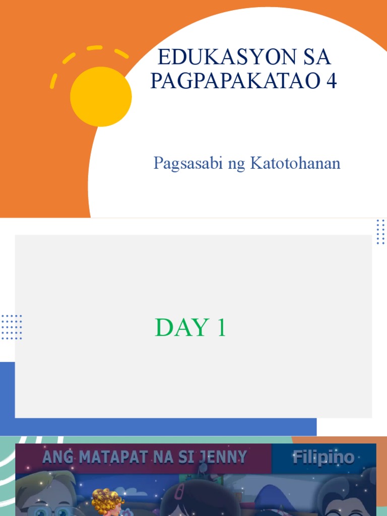 Edukasyon Sa Pagpapakatao 4 Week 2 | PDF