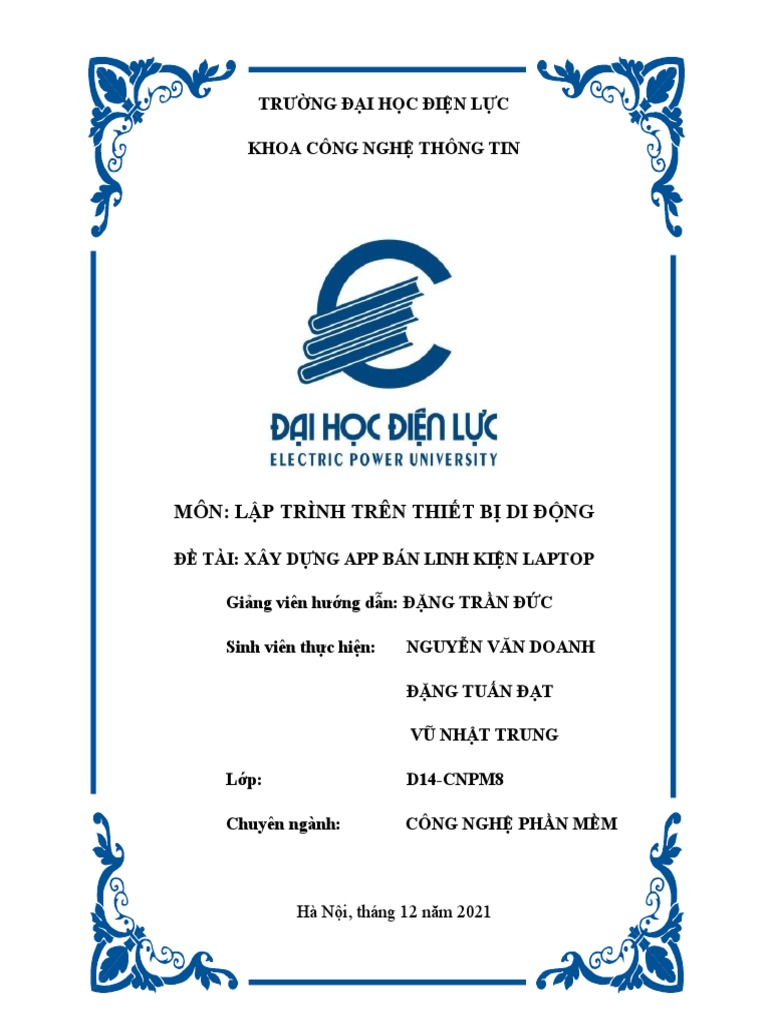 Bao Cao Lap Trinh Tren Thiet Bi Di Dong | PDF