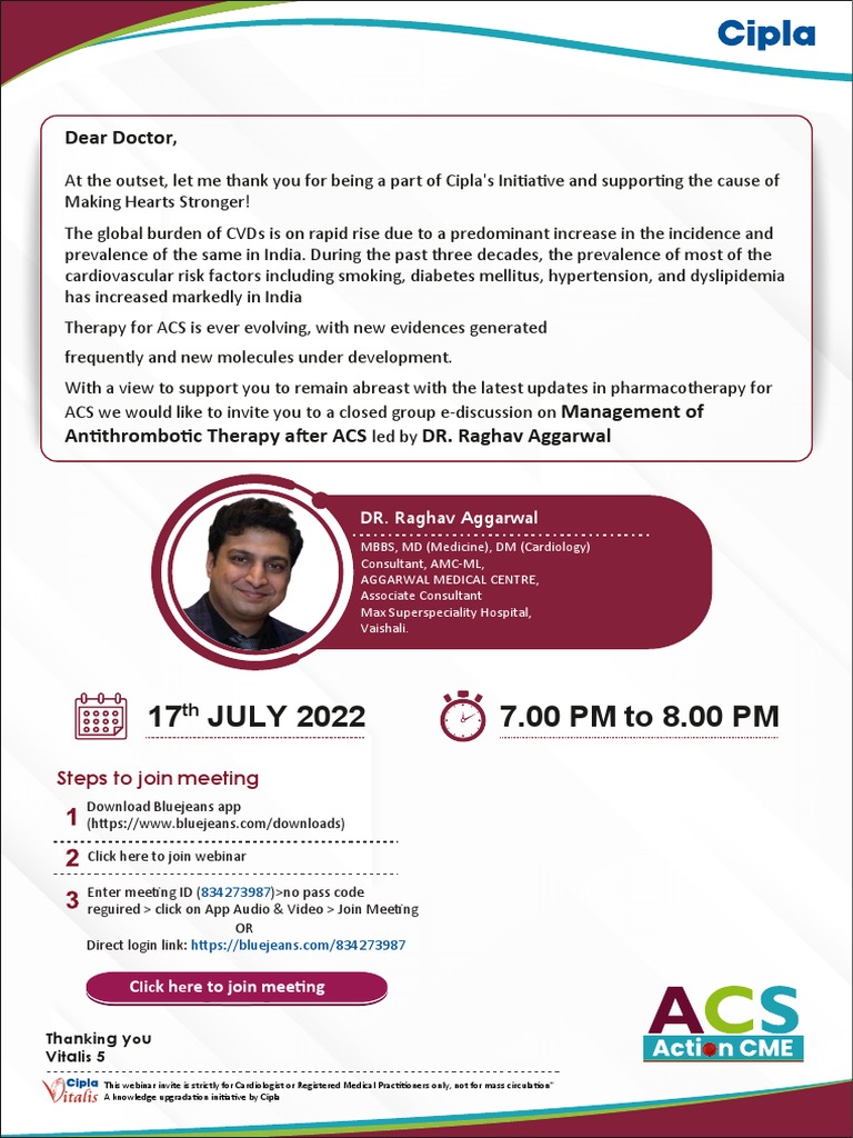 ACS-DR. Raghav Aggarwal | PDF