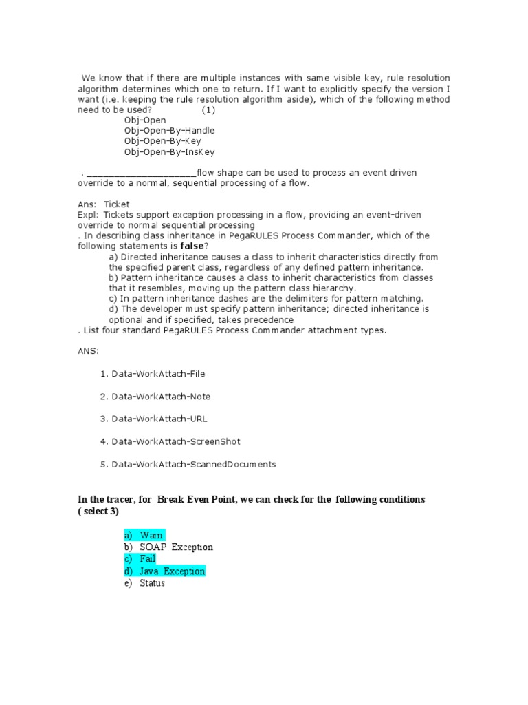5.1 Exam Questions | PDF | Inheritance (Object Oriented Programming ...