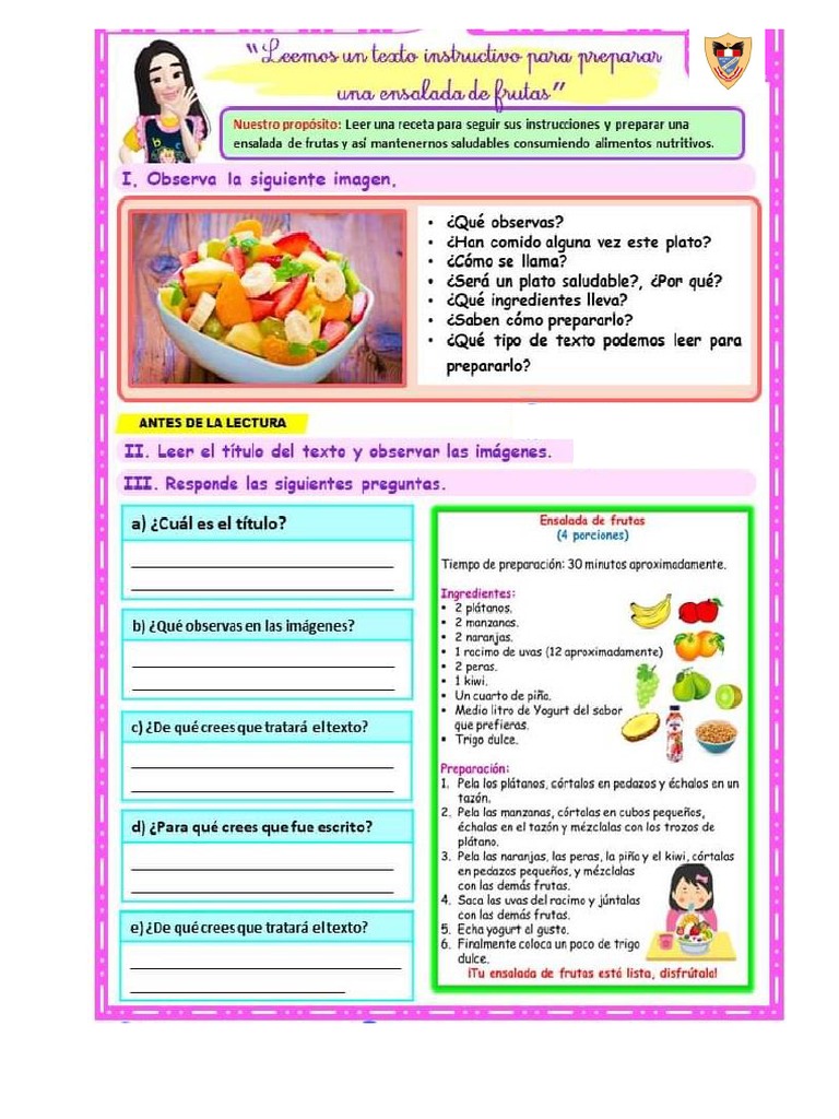 Ensalada de Frutas | PDF