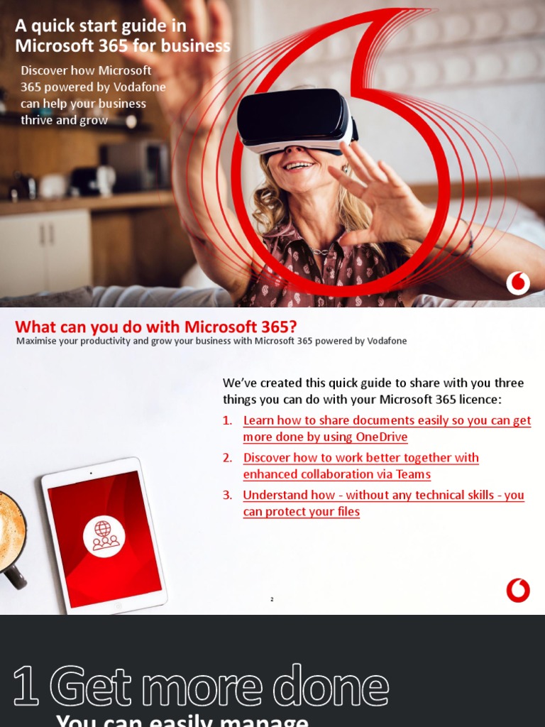 A Quick Start Guide To Microsoft 365 | PDF | Computer File | Microsoft ...