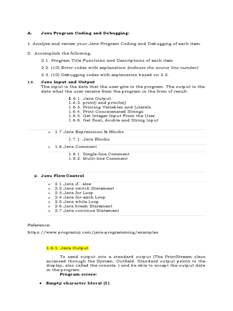 INTERMEDIATE PROGRAMMING. Assessment. | PDF | Programming | Computer ...