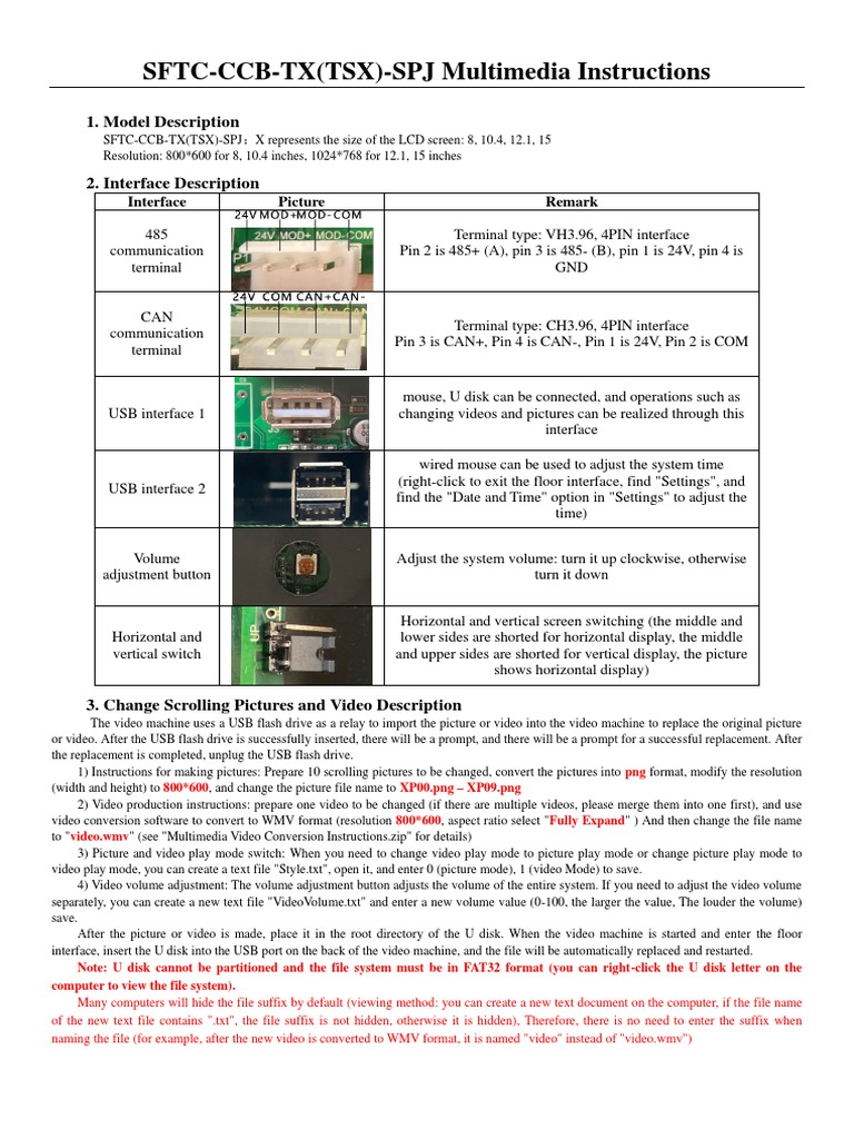英文版Multimedia Instructions V1.2 | PDF | Video | Computer File
