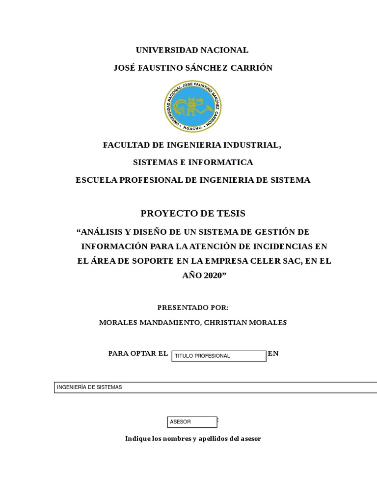 Sistema de Gestión de Incidencias CELER SAC | PDF | Diseño | Business