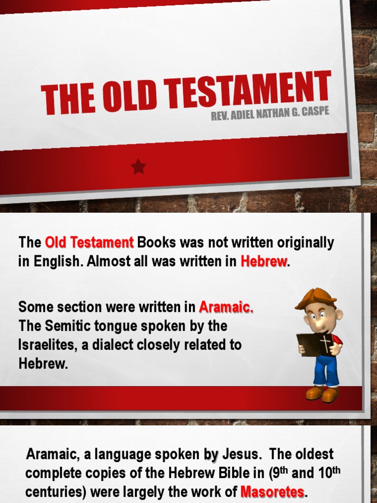 Module 2.2 PPT - The Old Testament Books | PDF | Torah | Book Of Exodus