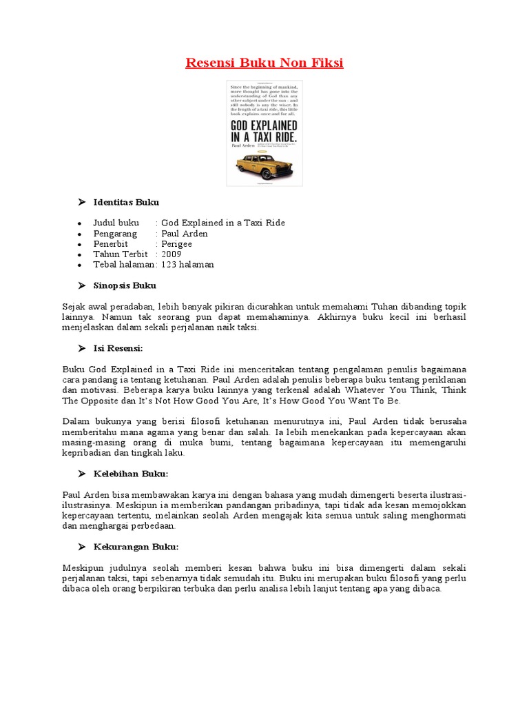 Contoh Resensi Buku | PDF