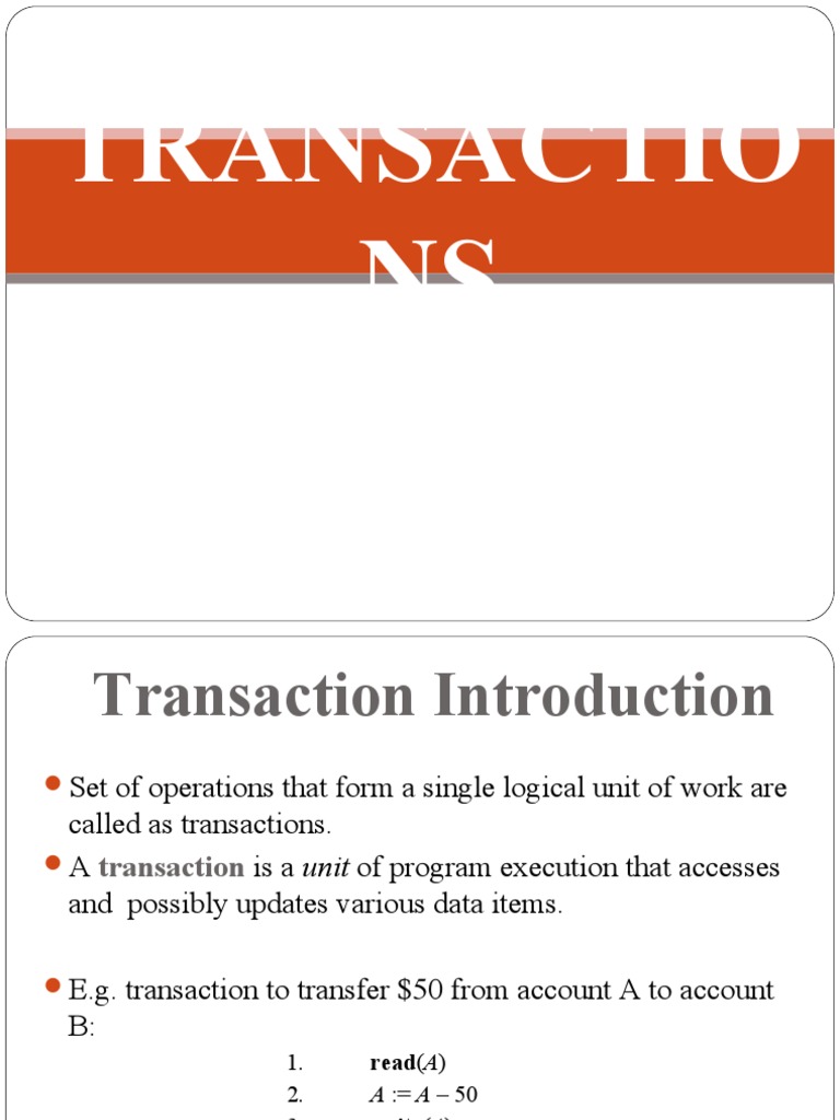 Db Transaction Download Free Pdf Database Transaction Concurrency Computer Science