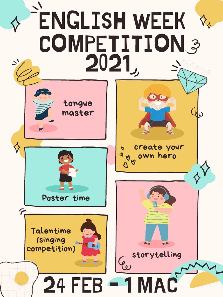 English Week Competition Overview | PDF