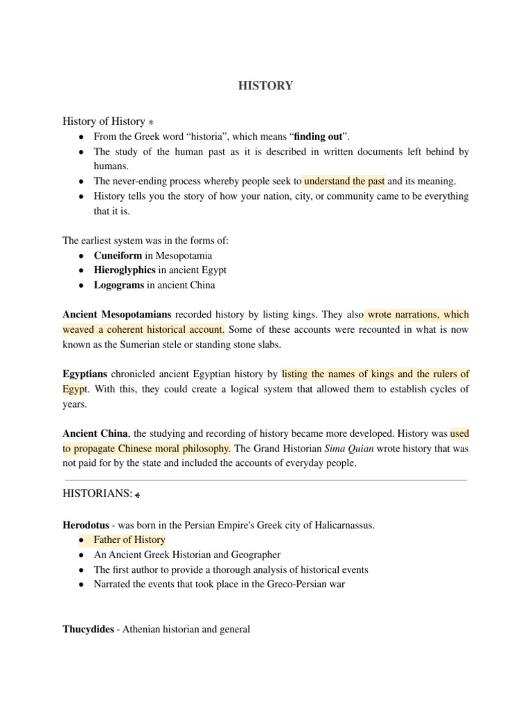 History Reviewer | PDF | Sociology | Historian