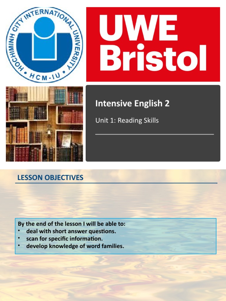 03 Reading Skills - Scanning For Specific Information, Short Answers ...