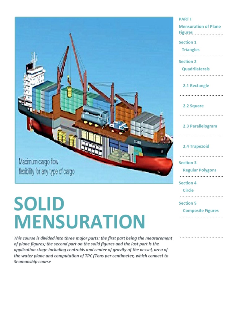 Solid Mensuration | Download Free PDF | Triangle | Trigonometric Functions