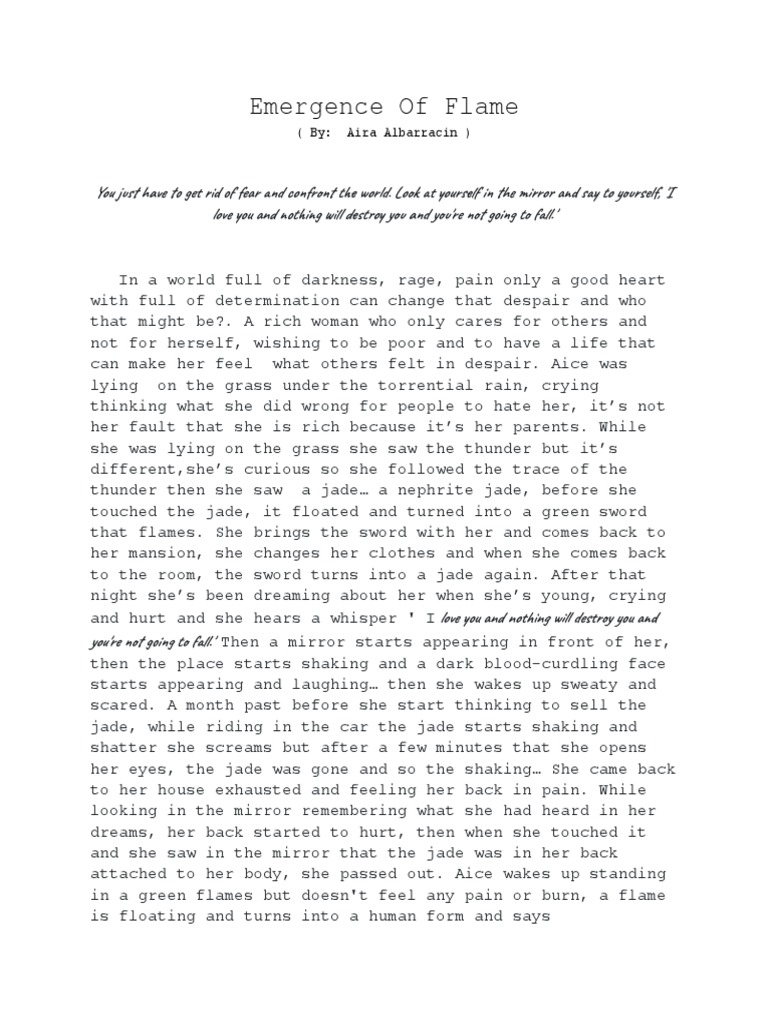 Emergence of Flame | PDF