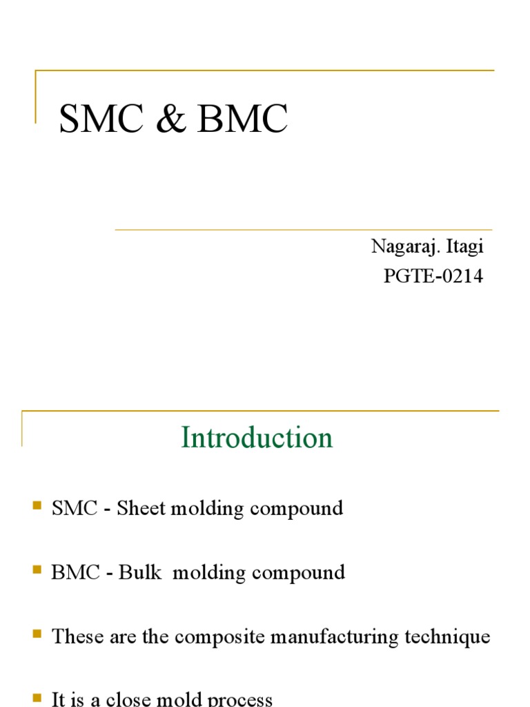 SMC & BMC | PDF | Composite Material | Fiberglass
