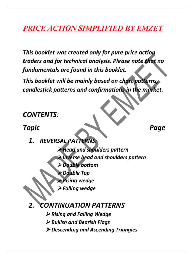Price Action Reversal Patterns Guide | PDF | Market Trend | Market ...