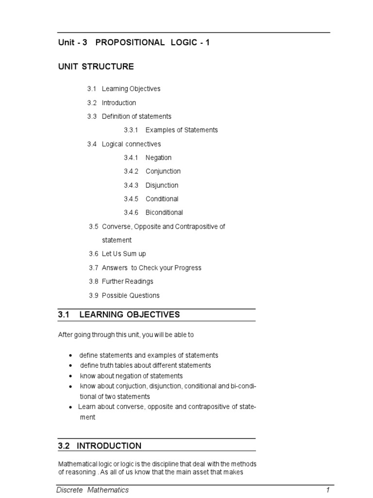 Discreate 3 | PDF | Logic | Numbers