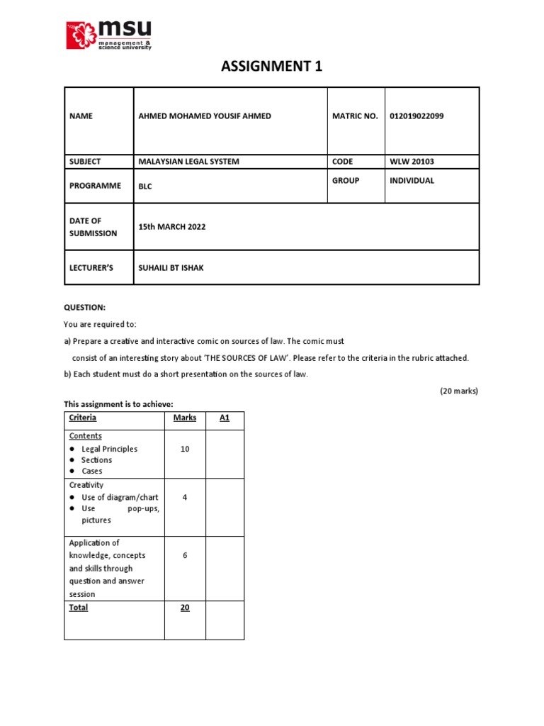 Assignment 1 MLS 2022 | PDF | Communication | Behavior Modification